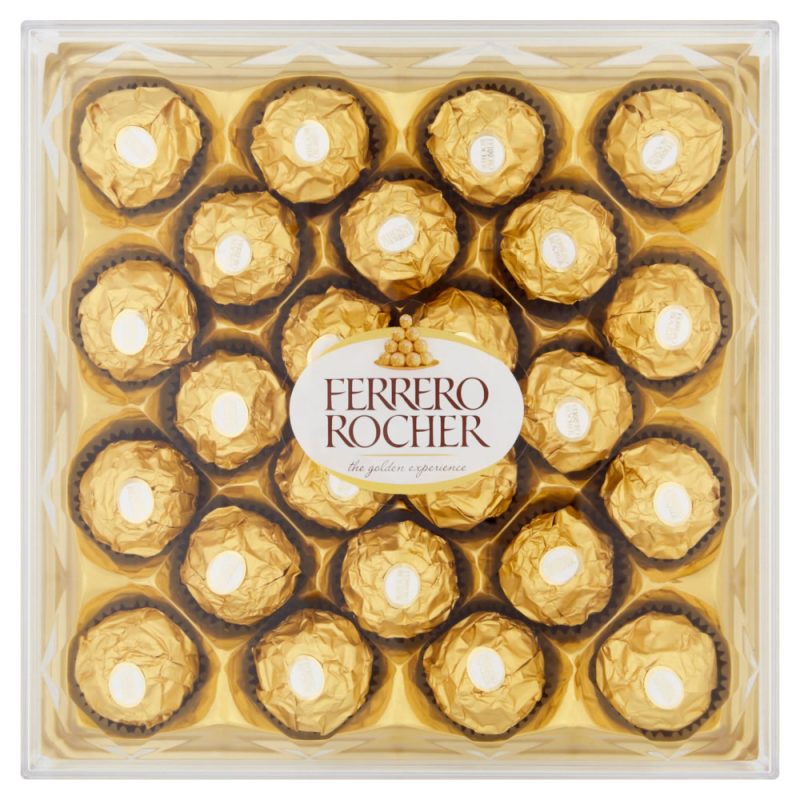 Ferrero Rocher Candy Fine Hazelnut Chocolates 24ct – THEFLOWERMIX